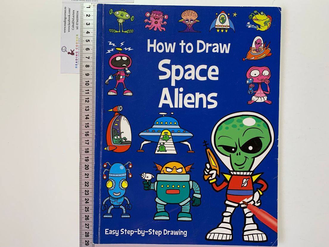 How to Draw Space Aliens • ReadingCorner.ro