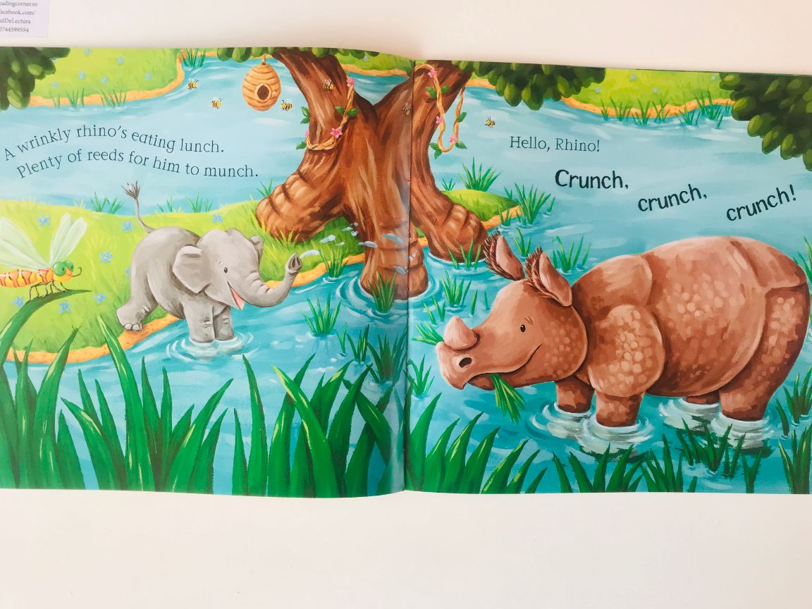 Say Hello to the Jungle Animals • ReadingCorner.ro