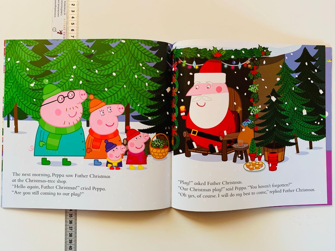 Peppa Pig Peppa Meets Father Christmas • ReadingCorner.ro