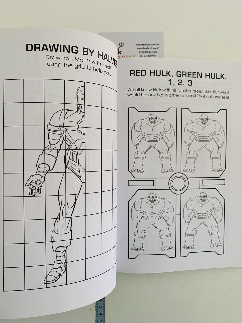 Marvel Avengers Colouring and Activity Book • ReadingCorner.ro