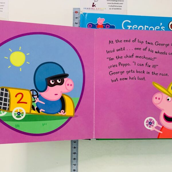 Peppa Pig George's Racing Car • ReadingCorner.ro