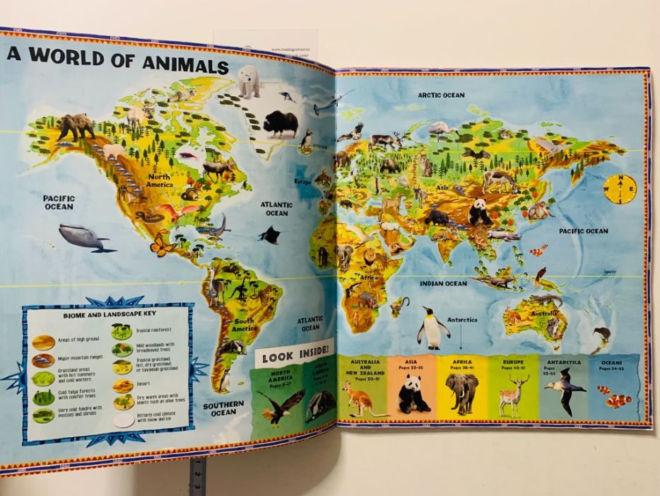 The Totally Wild Animal Atlas • ReadingCorner.ro