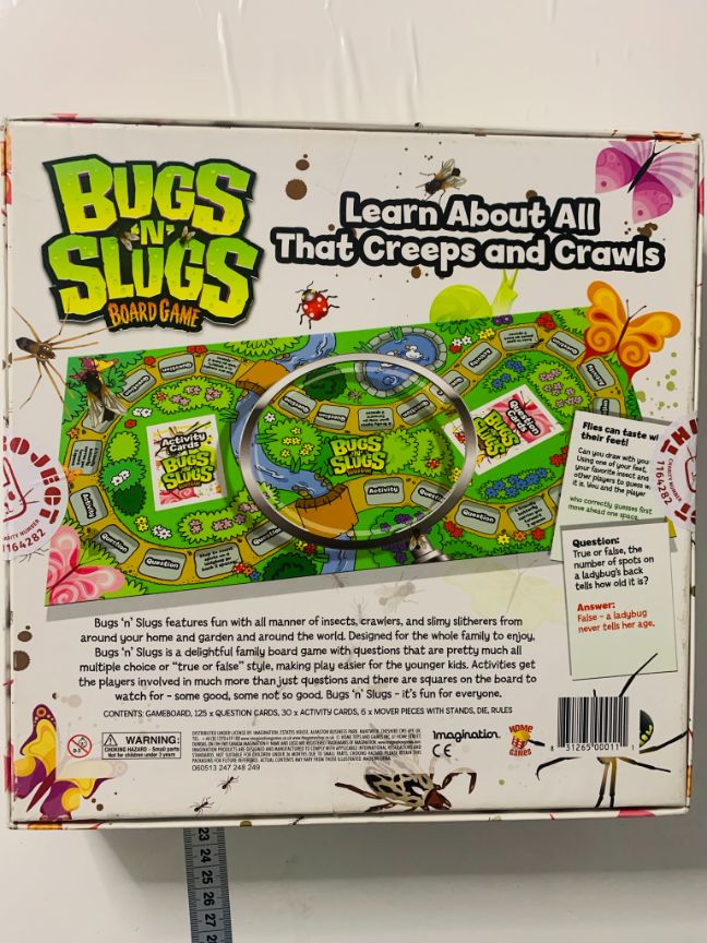 Bugs and Slugs Board Game • ReadingCorner.ro