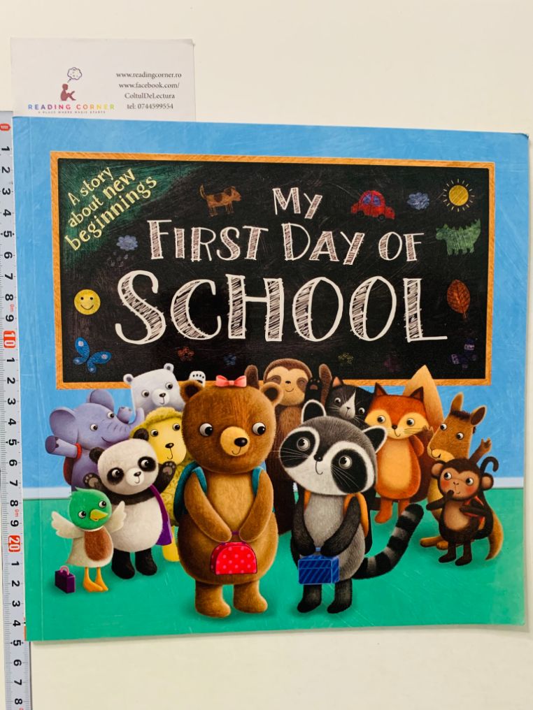 My First Day of School • ReadingCorner.ro