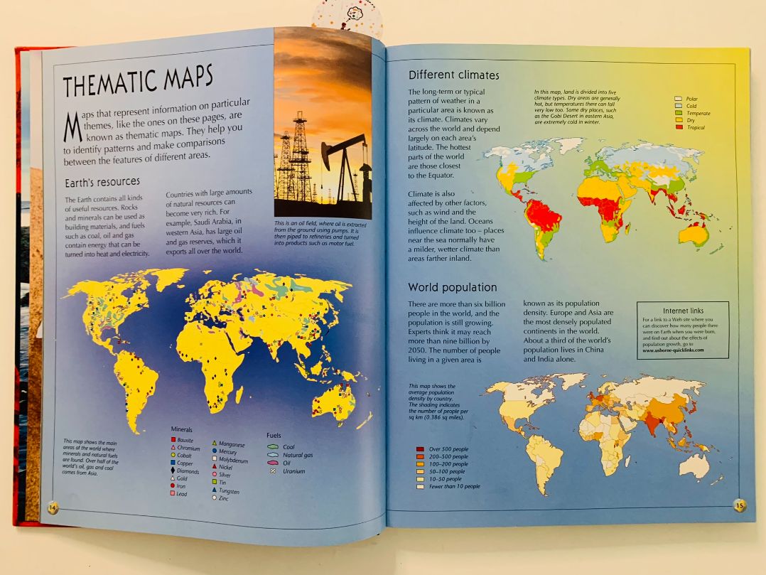 Usborne Internet-Linked Children's World Atlas • ReadingCorner.ro