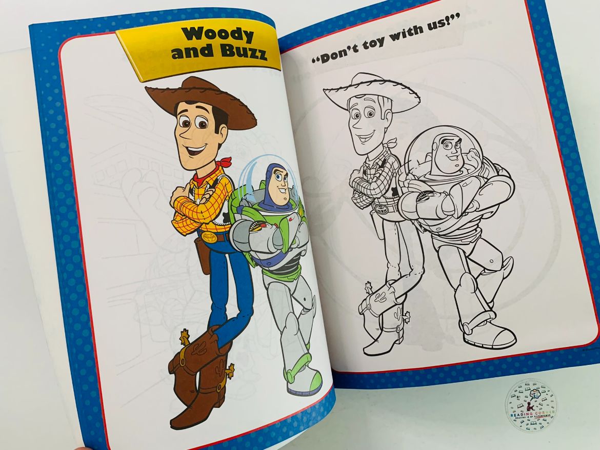 Disney Toy Story Copy Colour • ReadingCorner.ro