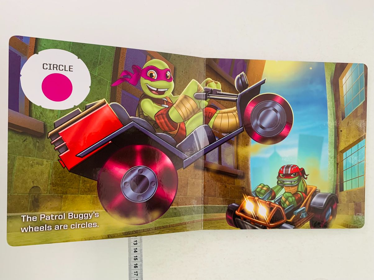 Ninja Turtles Know your Shapes! • ReadingCorner.ro